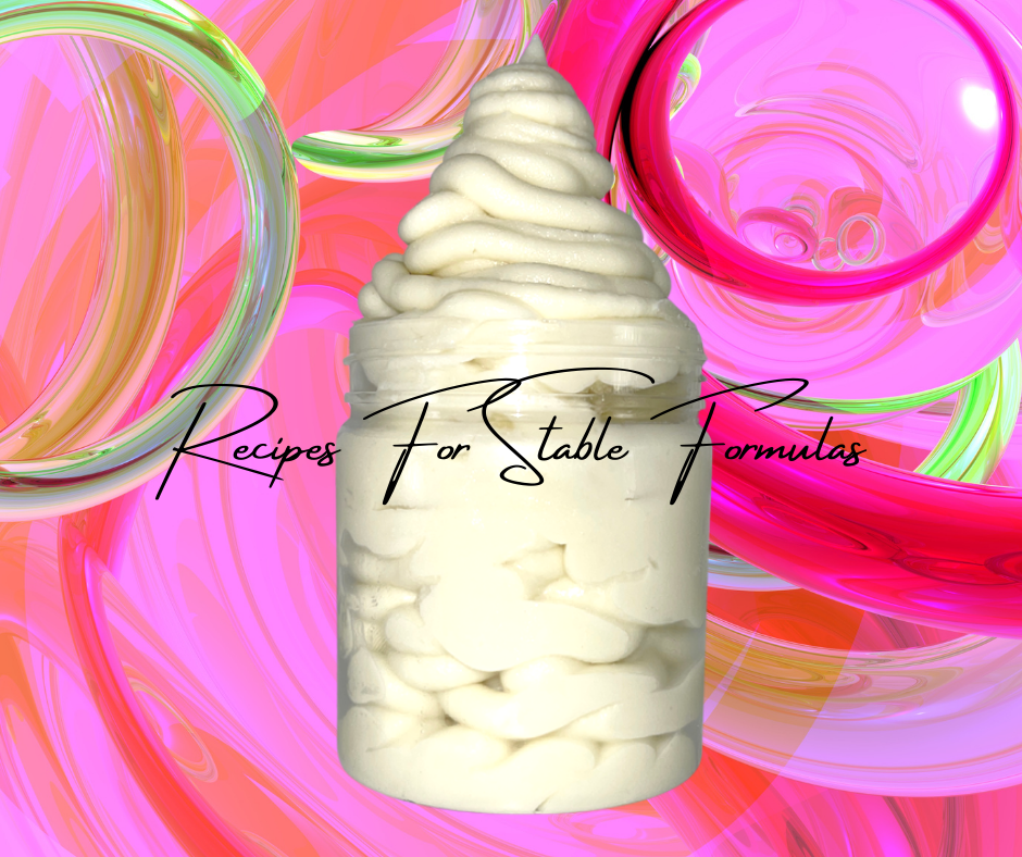 Formulations/Recipes – The Formulating Mentor